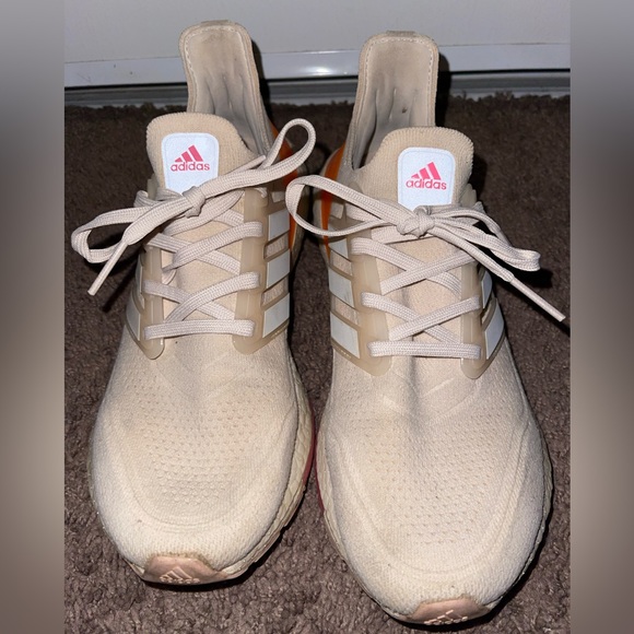 adidas | Shoes | Adidas Ultraboost 2 W Ivory Orange Reflective Women ...